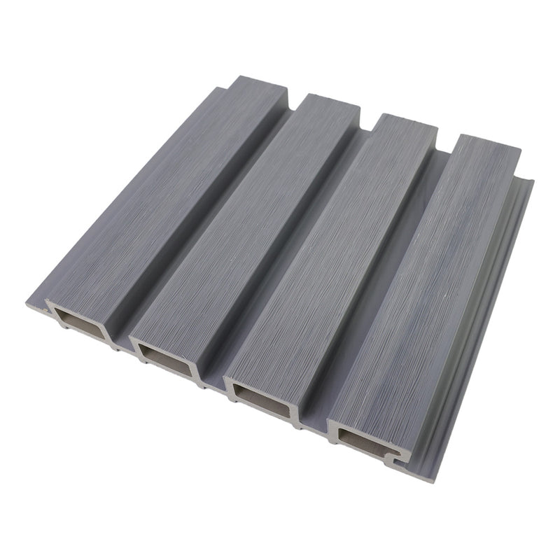 Exterior Fluted Slat Wall Panel, Ash Gray | USA Builders Depot