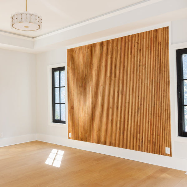 Natural Veneered Wall Panel, Oak With Cathedral Grain in USA