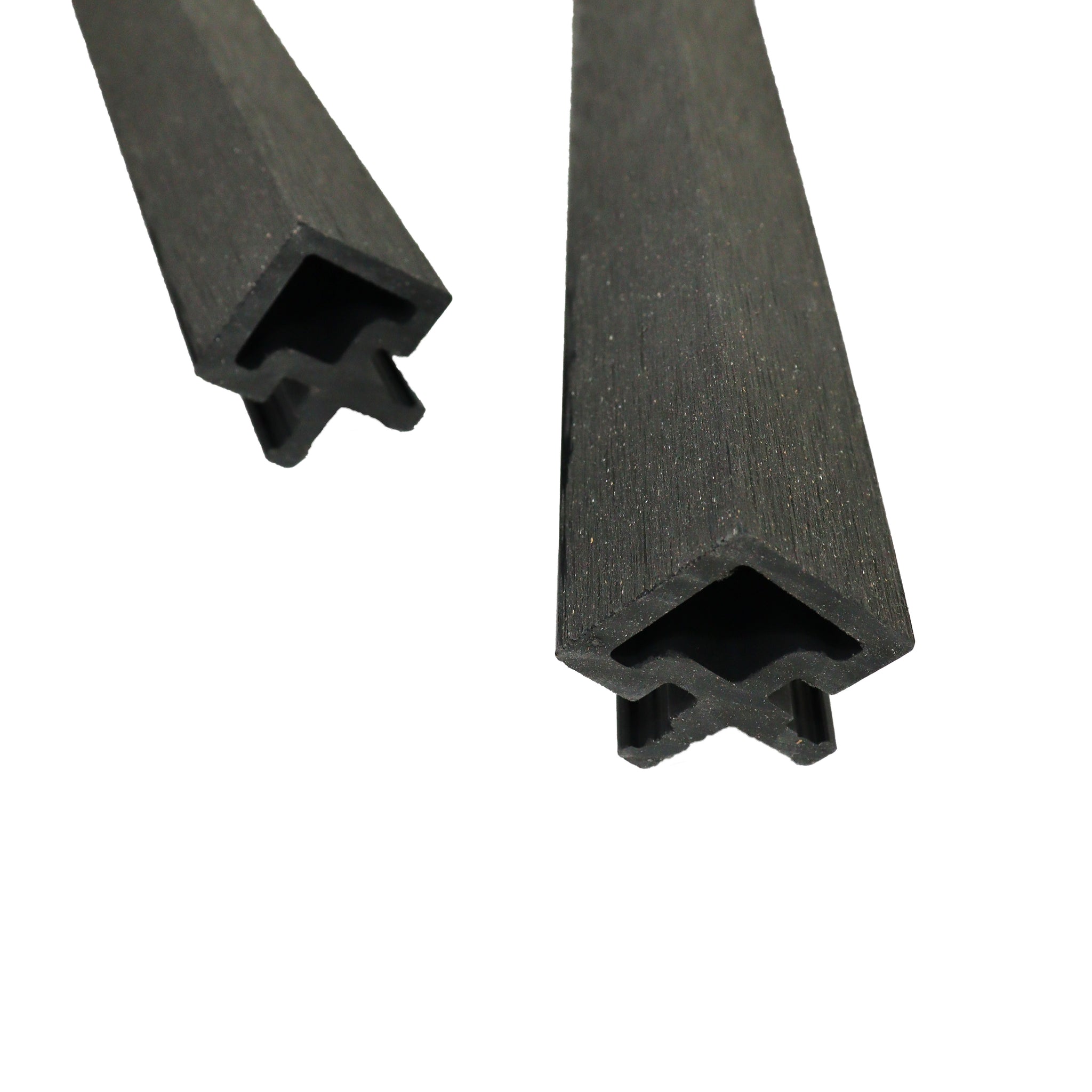 Fluted Panel Black Corner Trim - USA Builders Depot