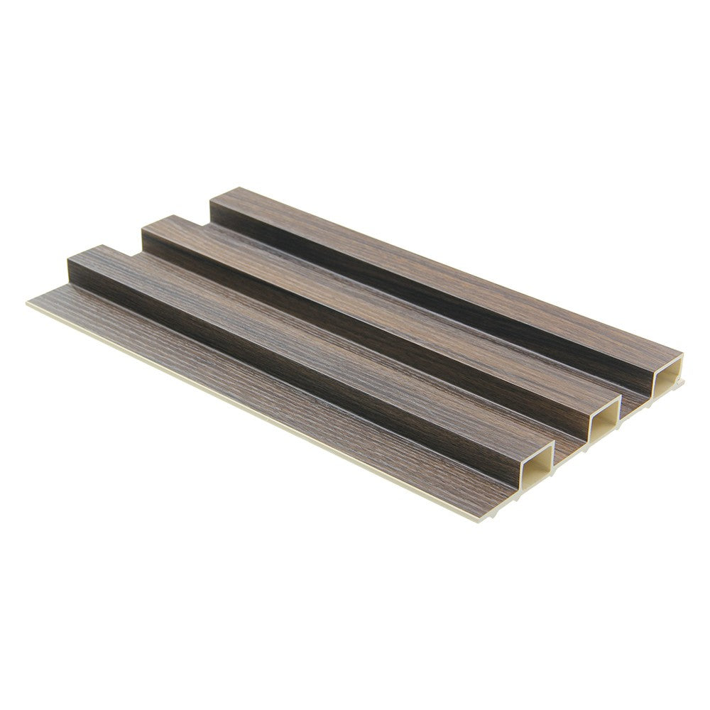 WPC Fluted Slat Wall Panel, Classic Walnut | USA builder's Depot