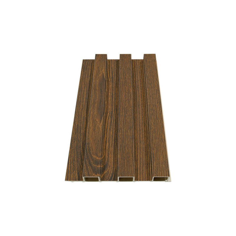 WPC Fluted Slat Wall Panel, Walnut