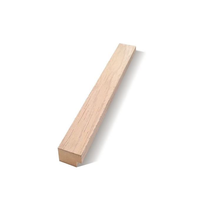 Luxury Acoustic Wall Panel, Raw White Oak End Slat | USA Builder's Depot