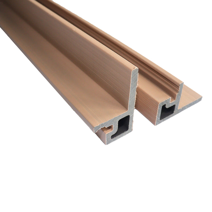 Fluted Panel Teak Edge Trim