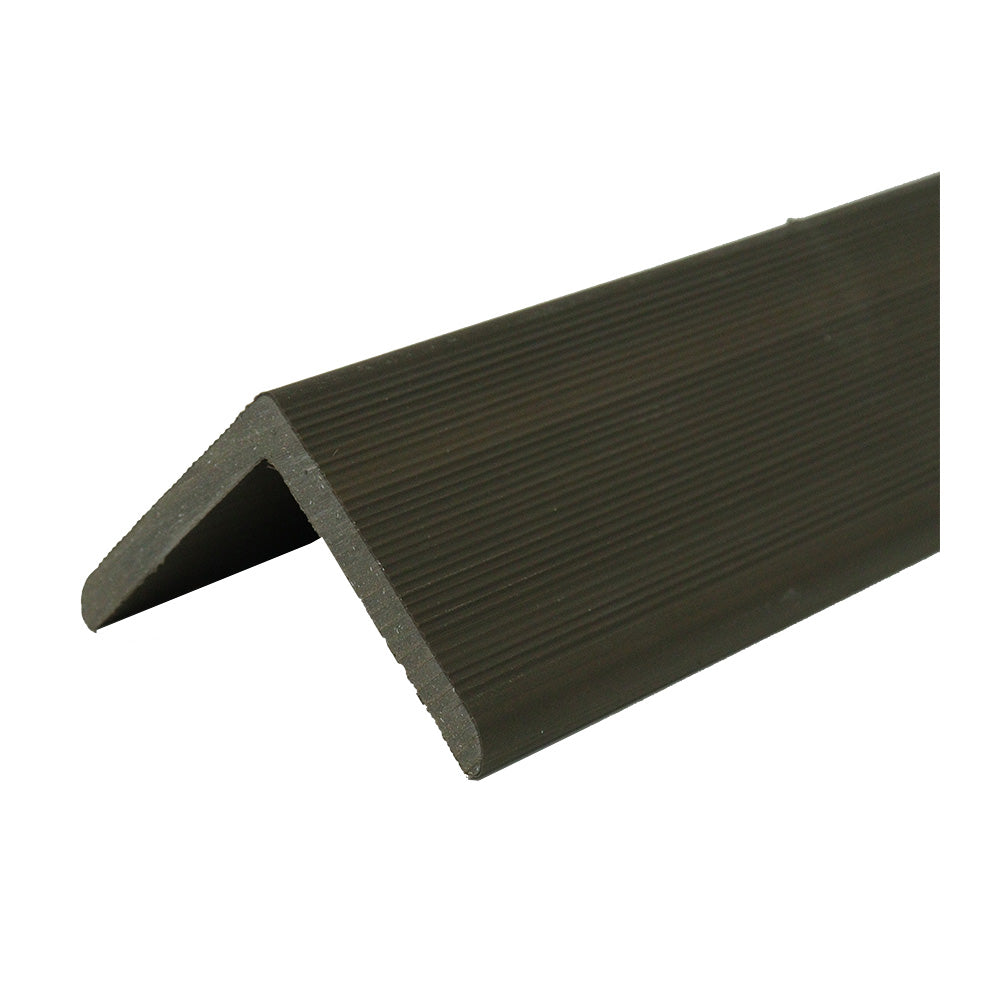 Shiplap Siding Walnut L Trim - USA Builder's Depot